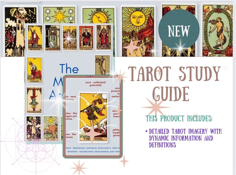 Learn the Tarot! Easily Learn All the Cards! Detailed Tarot Card Study ...