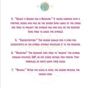 ESP Zener Cards • Test Your Psychic Skills • Printable ESP Training ...
