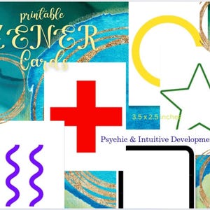ESP Zener Cards • Test Your Psychic Skills • Printable ESP Training ...