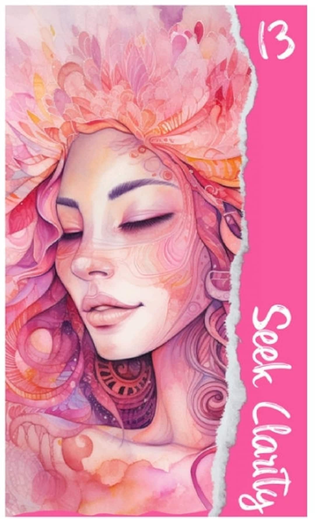 Goddess of Love Printable Oracle Cards Aphrodite - Etsy