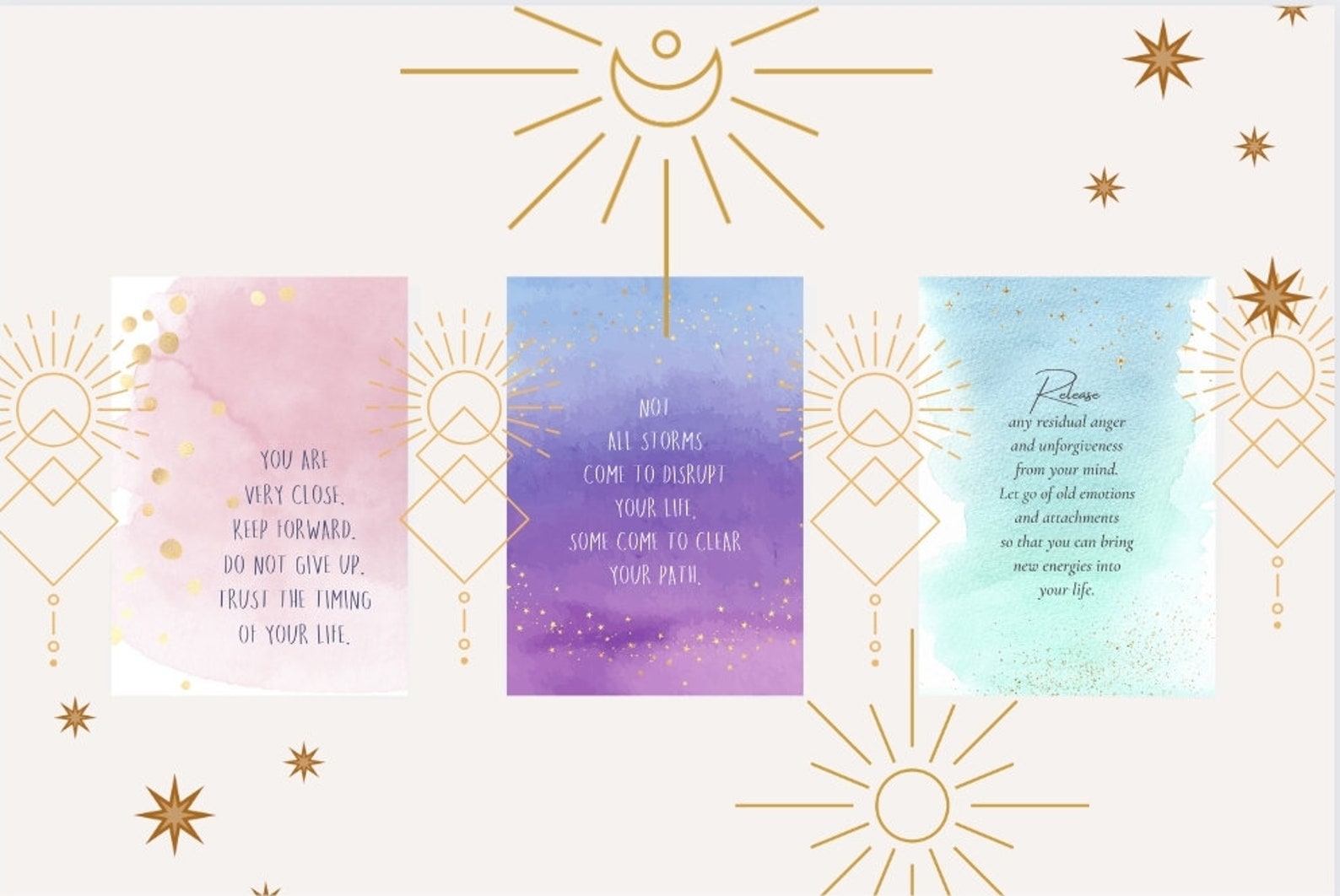 Oracle Cards Messages From the Universe - Etsy