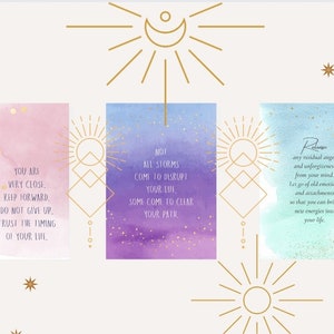 Oracle Cards Messages From the Universe - Etsy