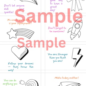 Kindness Matters Affirmations Coloring Cards & Activity Sheets ...