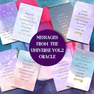 Oracle Cards Volume 2 Messages From the Universe Printable - Etsy
