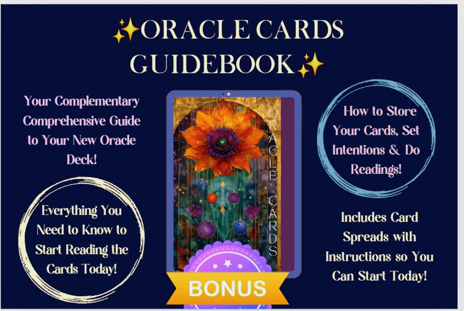 Intuitive Development Indigo Oracle Cards. Instant Download - Etsy