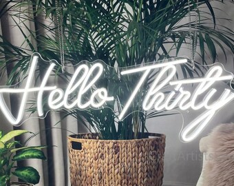 30th Birthday Neon Sign - Etsy