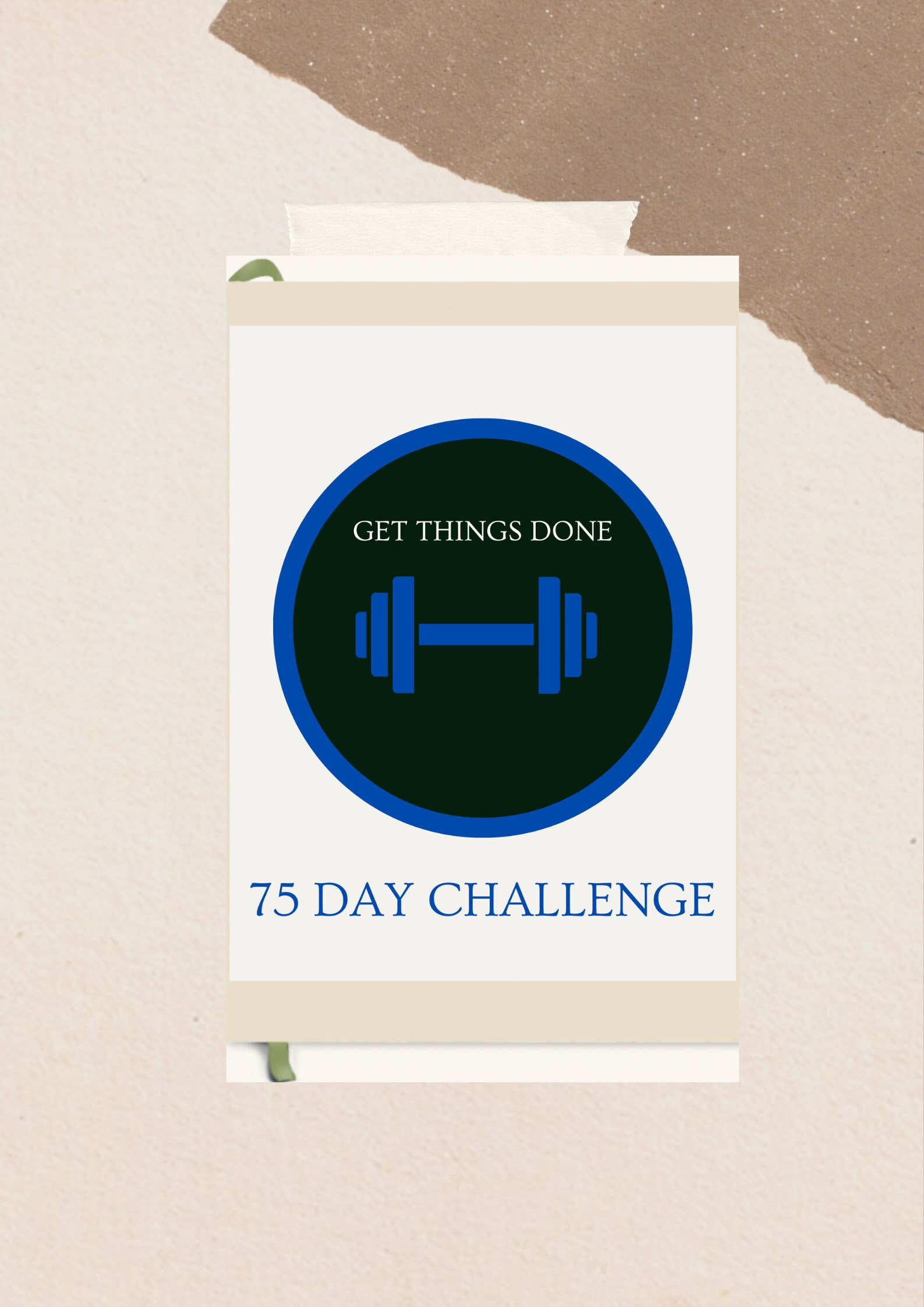 75 Day Challenge Planner - Etsy