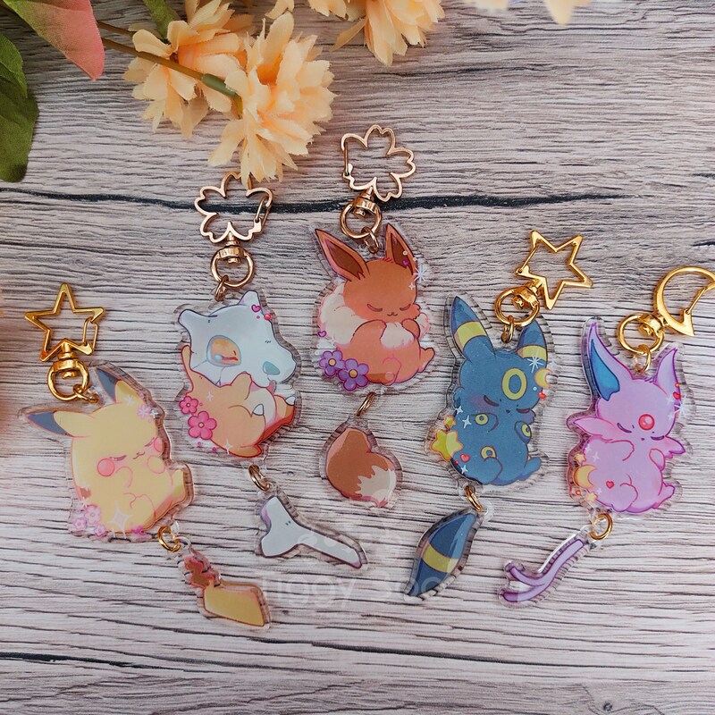 Pokémons Keychain - Etsy