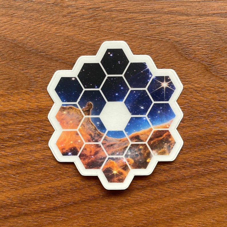 Transparent JWST Sticker - Etsy