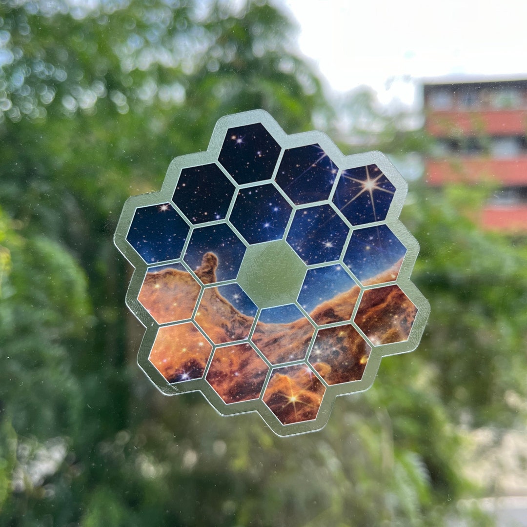 Transparent JWST Sticker - Etsy