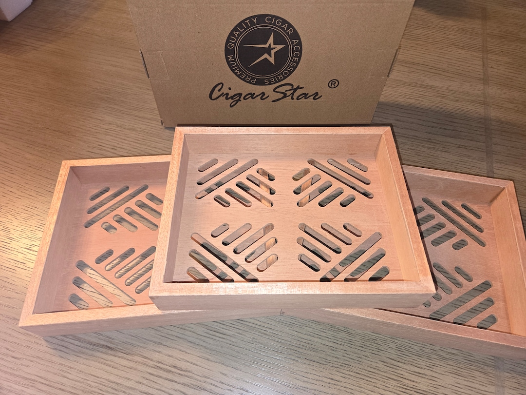 Spanish Cedar Tray for Cigars 8.5″ X 6.75″ X 1.5" - Etsy