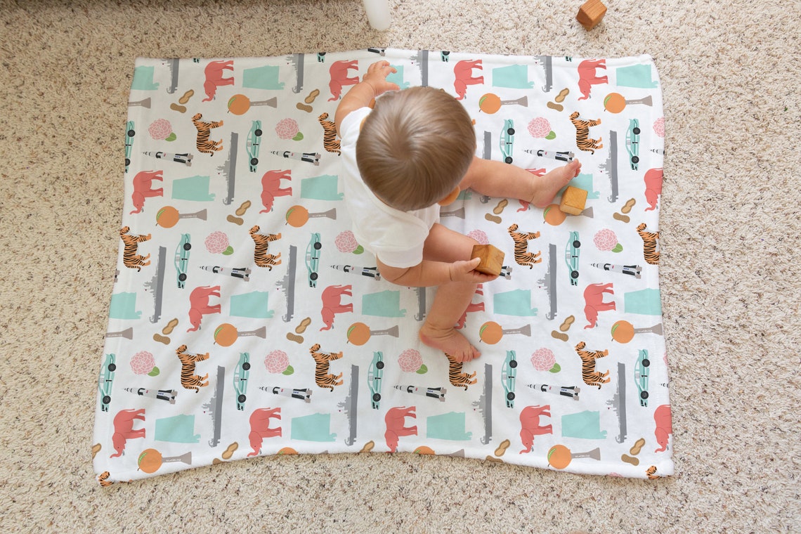 ALABAMA Baby Blanket Alabama Newborn Swaddle Baby Hat - Etsy