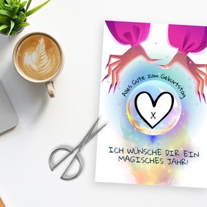 Magic Birthday Money Gift Card, Personalized Cash Gift (digital Canva ...
