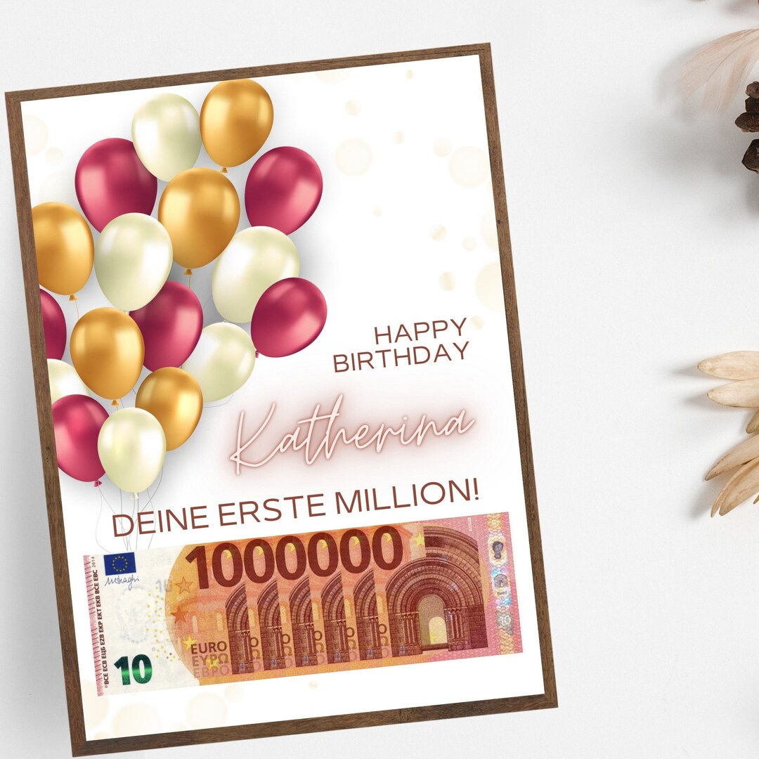 Birthday Money Gift Card, Present for Birthday, Birthday Gift, Cash ...