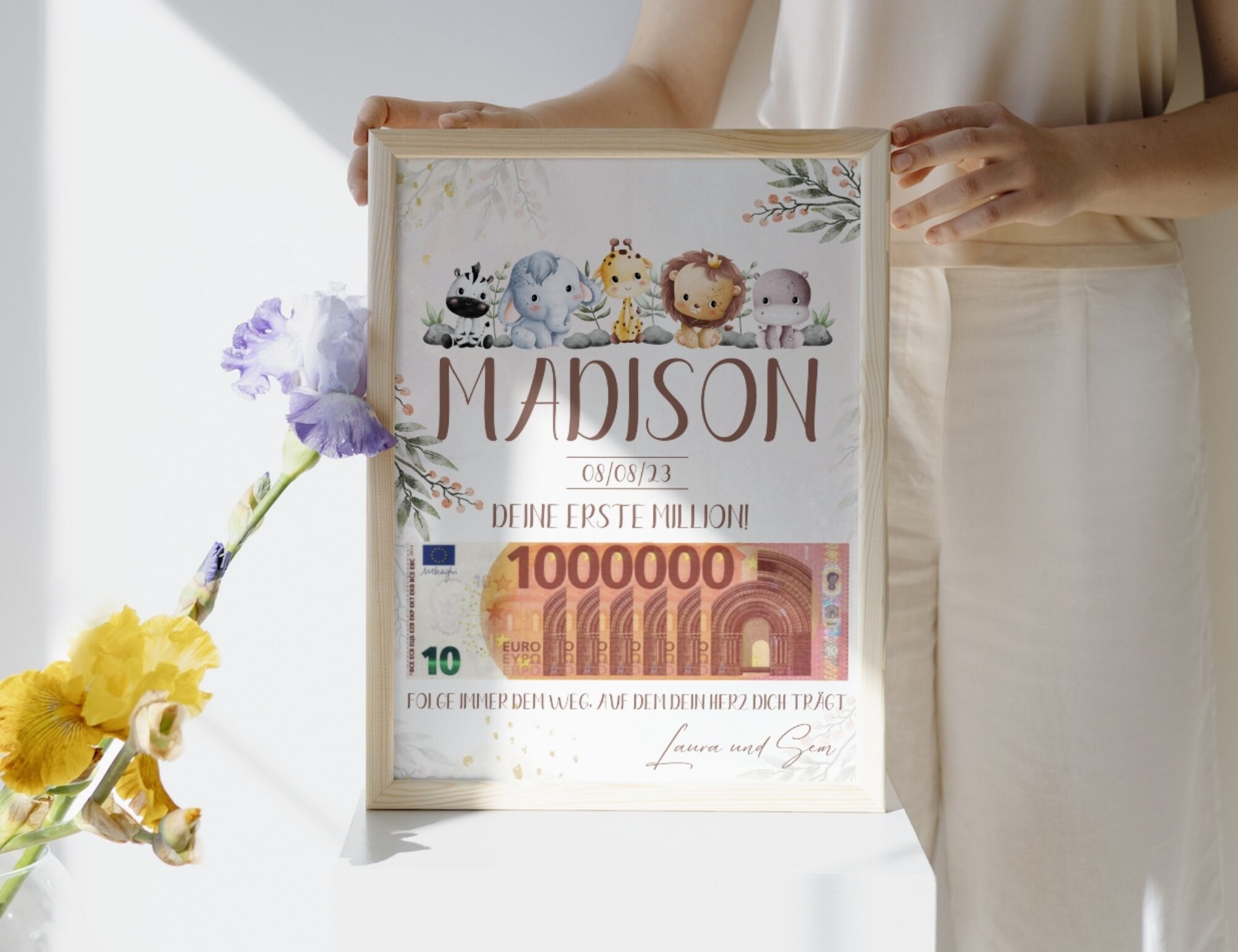 Babyshower Money Gift Card, Present for Birthday, Birthday Gift, Cash ...