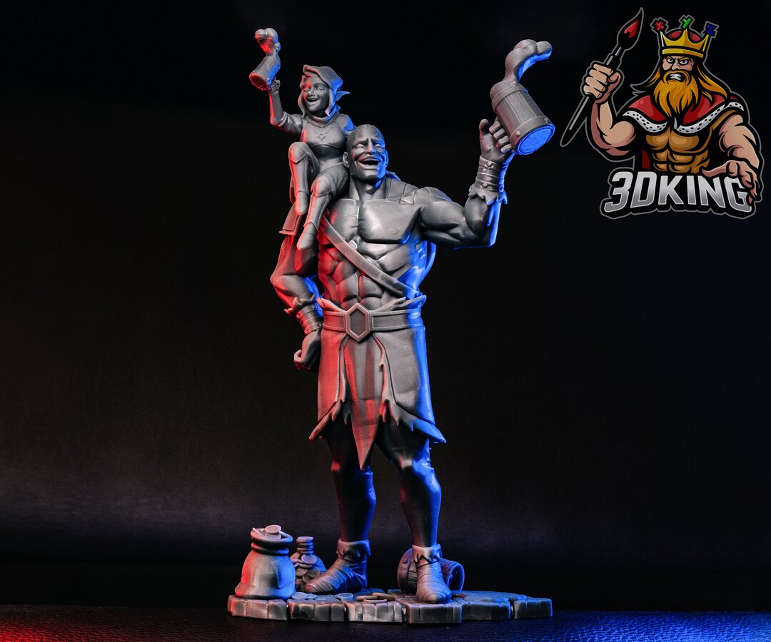 Grog & Pike Miniature: Legend of Vox Machina, Dnd Tabletop Figure - Etsy