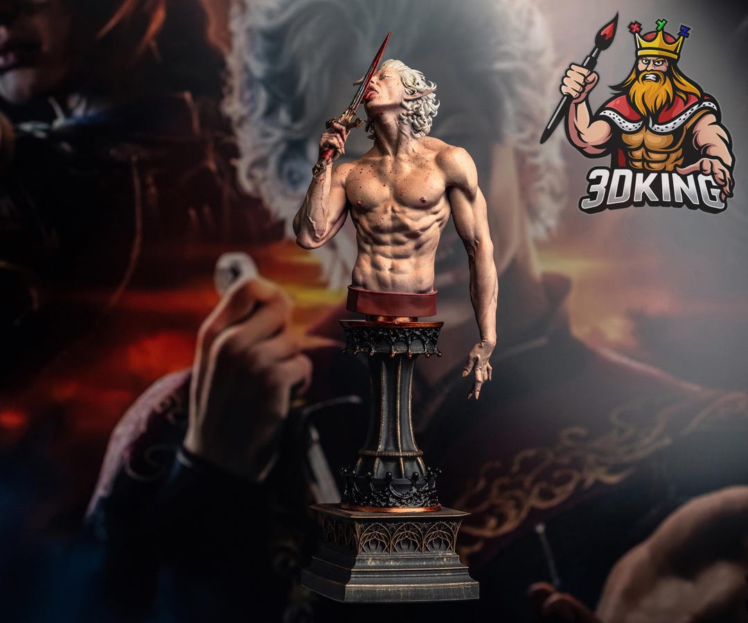 Astarion - High Elf Rogue Vampire Spawn - 3D Printed Fantasy Miniature ...