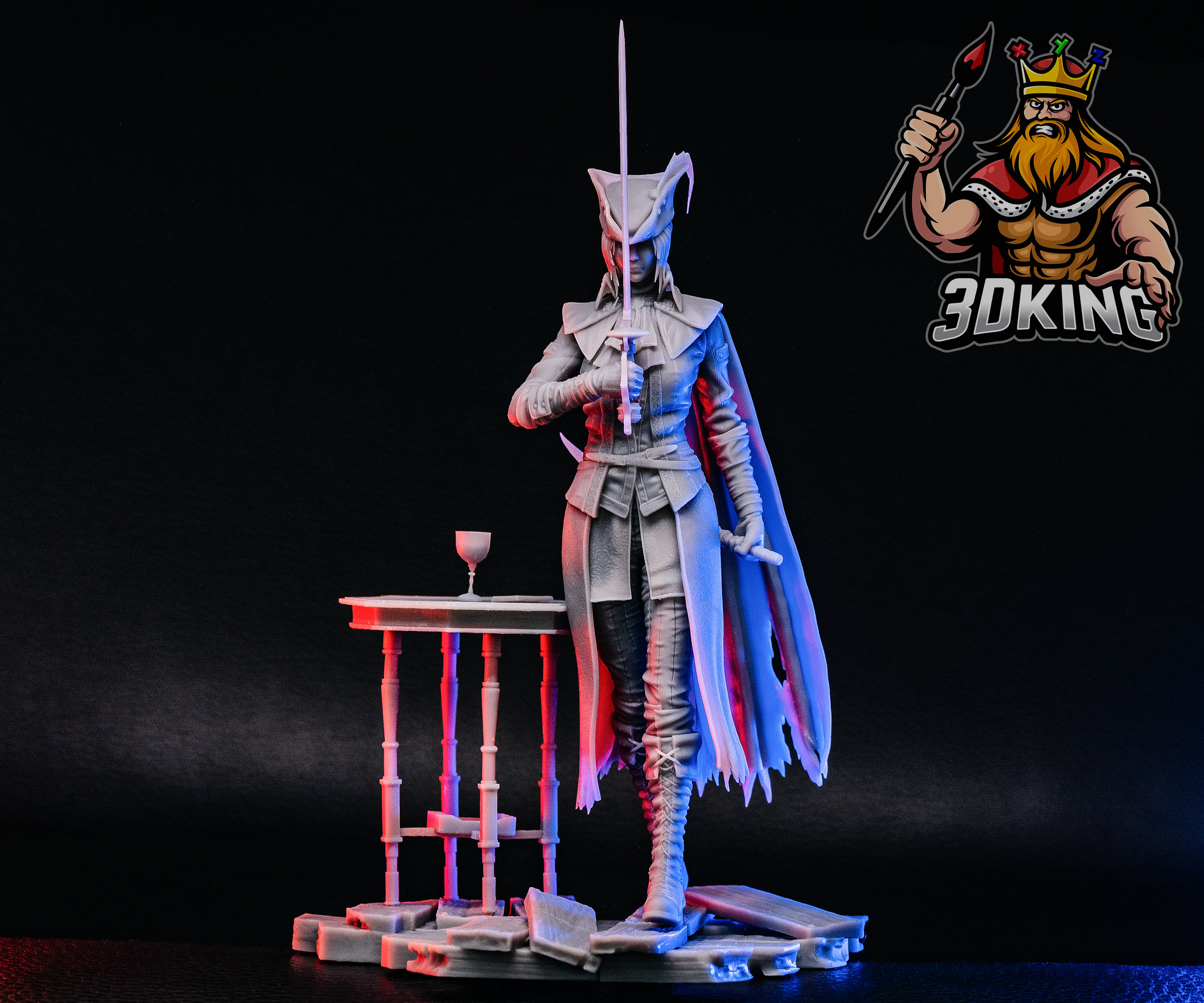 Lady Maria H3ll Creator 3D Printed Fantasy Miniature - Etsy
