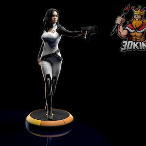 Miranda Lawson Miniature: Mass Effect Fan Art, Dnd Tabletop Gaming ...