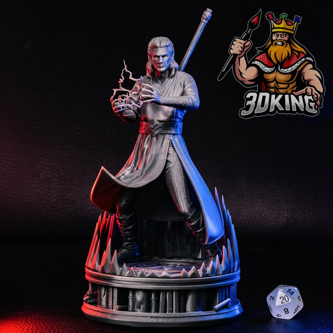 Gale Dekarios - Wizard - Sage - Chosen of Mistra - 3D Printed Fantasy ...