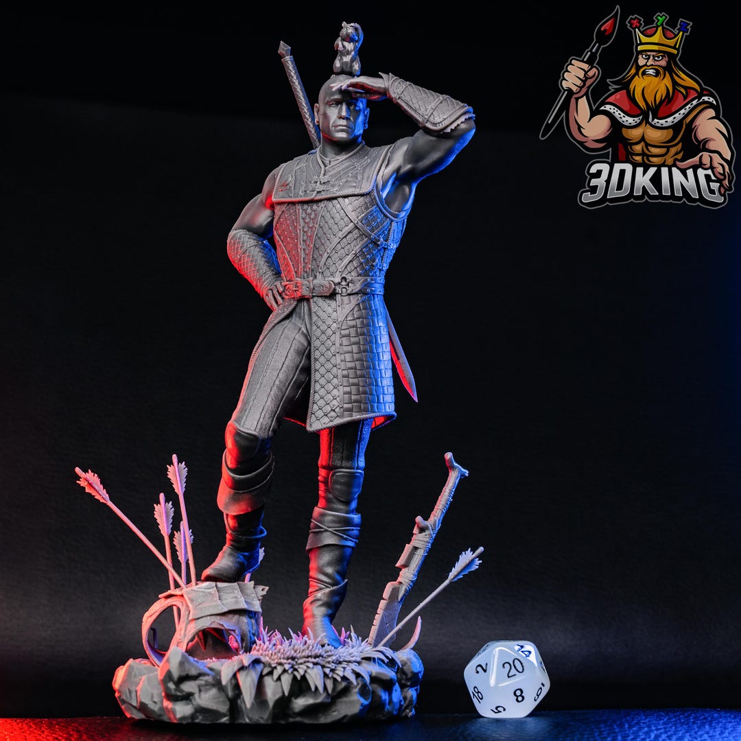 Minsc and Boo - Rashemaar Ranger - Berserker - 3D Printed Fantasy ...