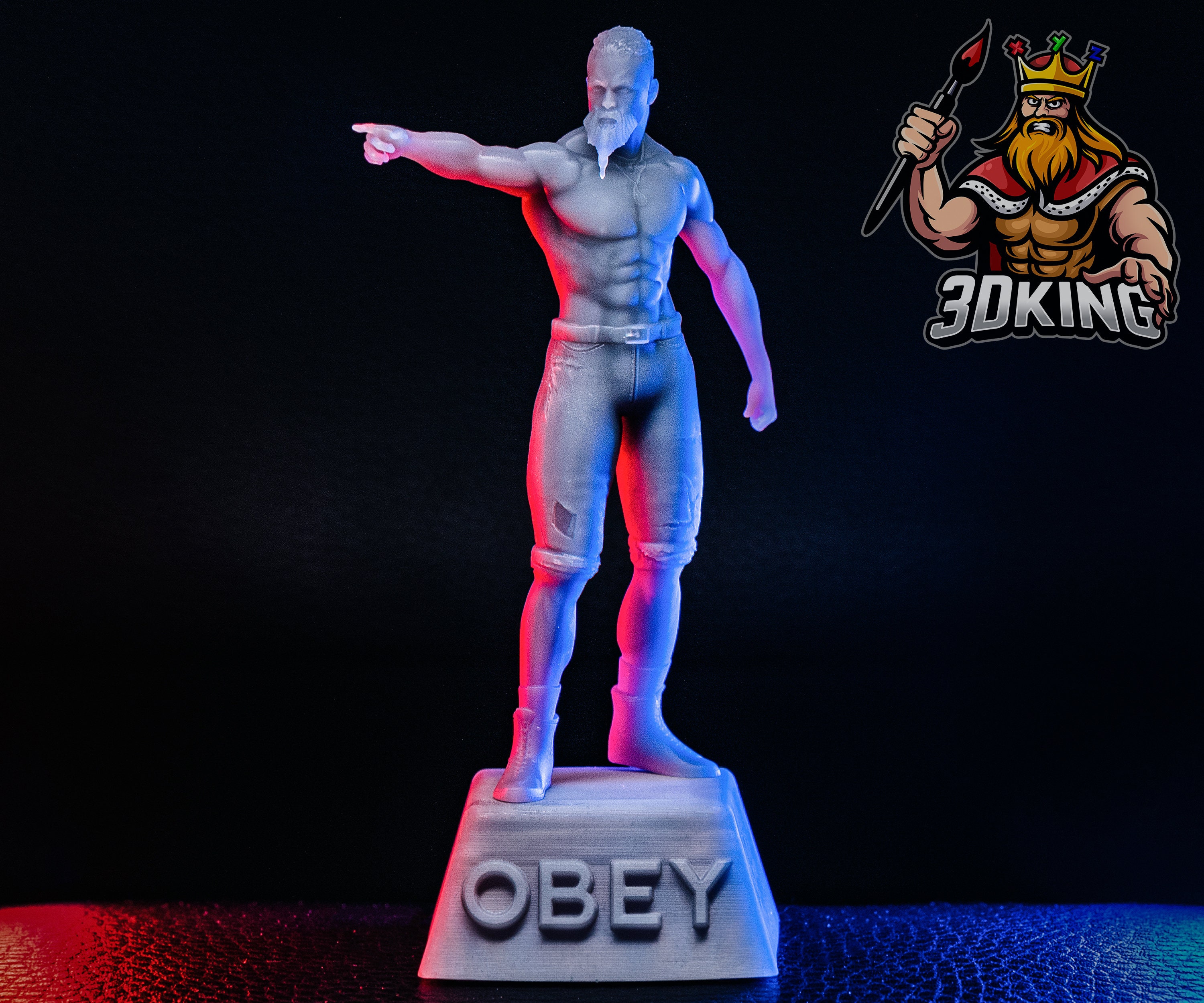 Techno Viking Statue