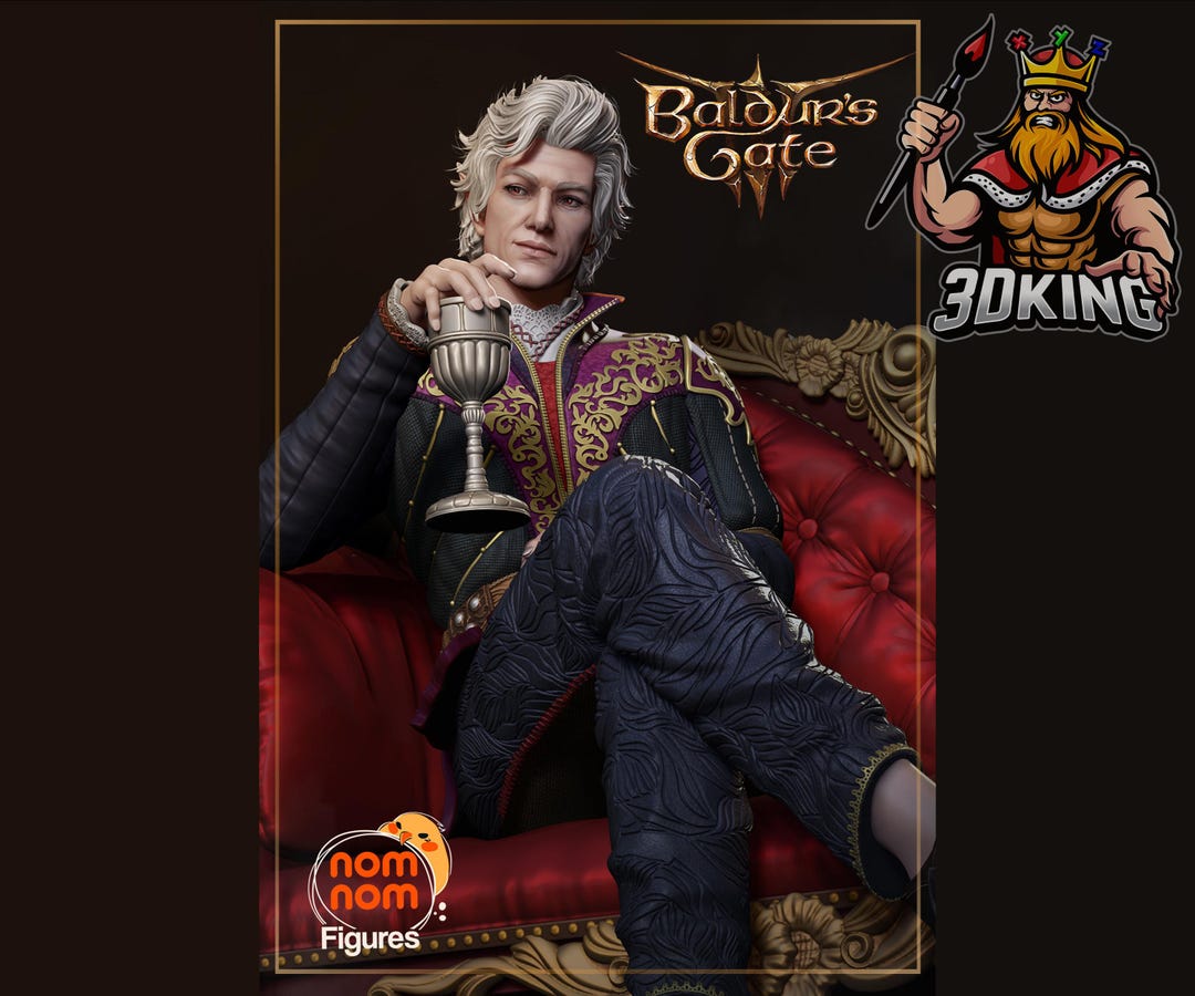 Astarion - High Elf Rogue Vampire Spawn - 3D Printed Fantasy Miniature ...