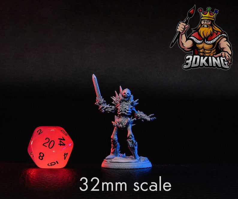 LED Dungeon Dwarven Pillar With Fire: 3D Printed Resin Miniature, Dnd ...