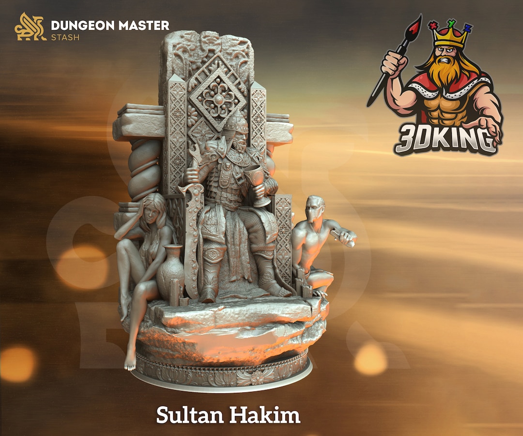 The Great Sultan Hakim Sands of Sudd Tohsts DM Stash Fantasy Miniature ...