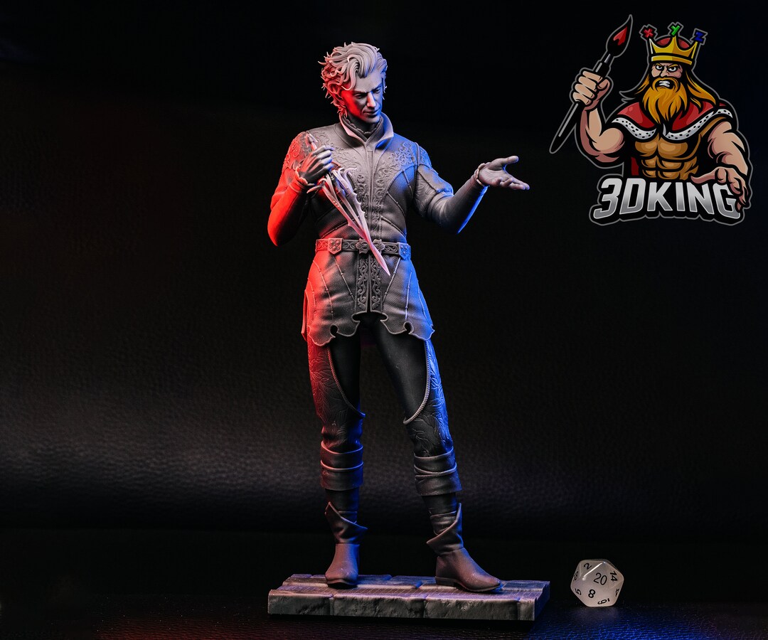 Astarion - High Elf Rogue Vampire Spawn - 3D Printed Fantasy Miniature ...