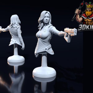 Miranda Lawson Miniature: Mass Effect Fan Art, Dnd Tabletop Gaming ...