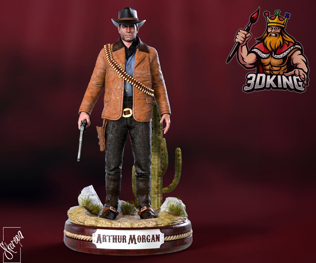 Arthur Morgan Emanuel Skorepa 3D Printed Fantasy Miniature 1:10 Dnd ...