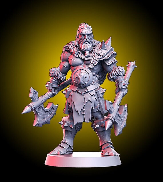 Toys Miniature Toys Toys & Games Einar 32mm+ Fantasy Miniature RN ...