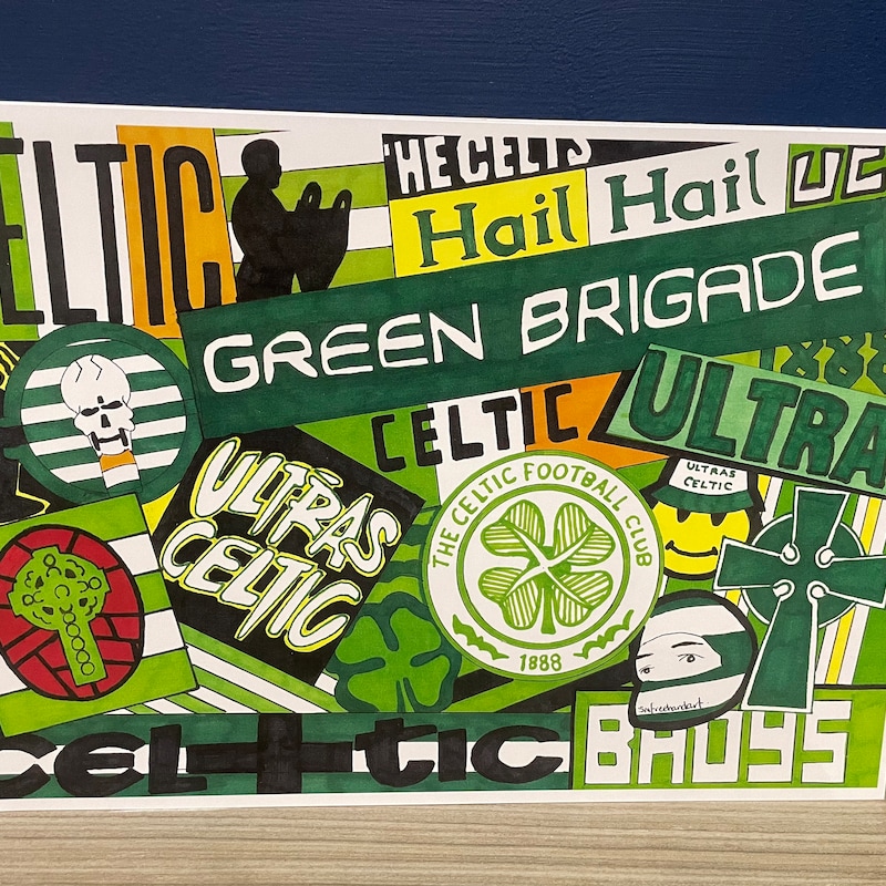 Celtic Fc Stickers - Etsy UK