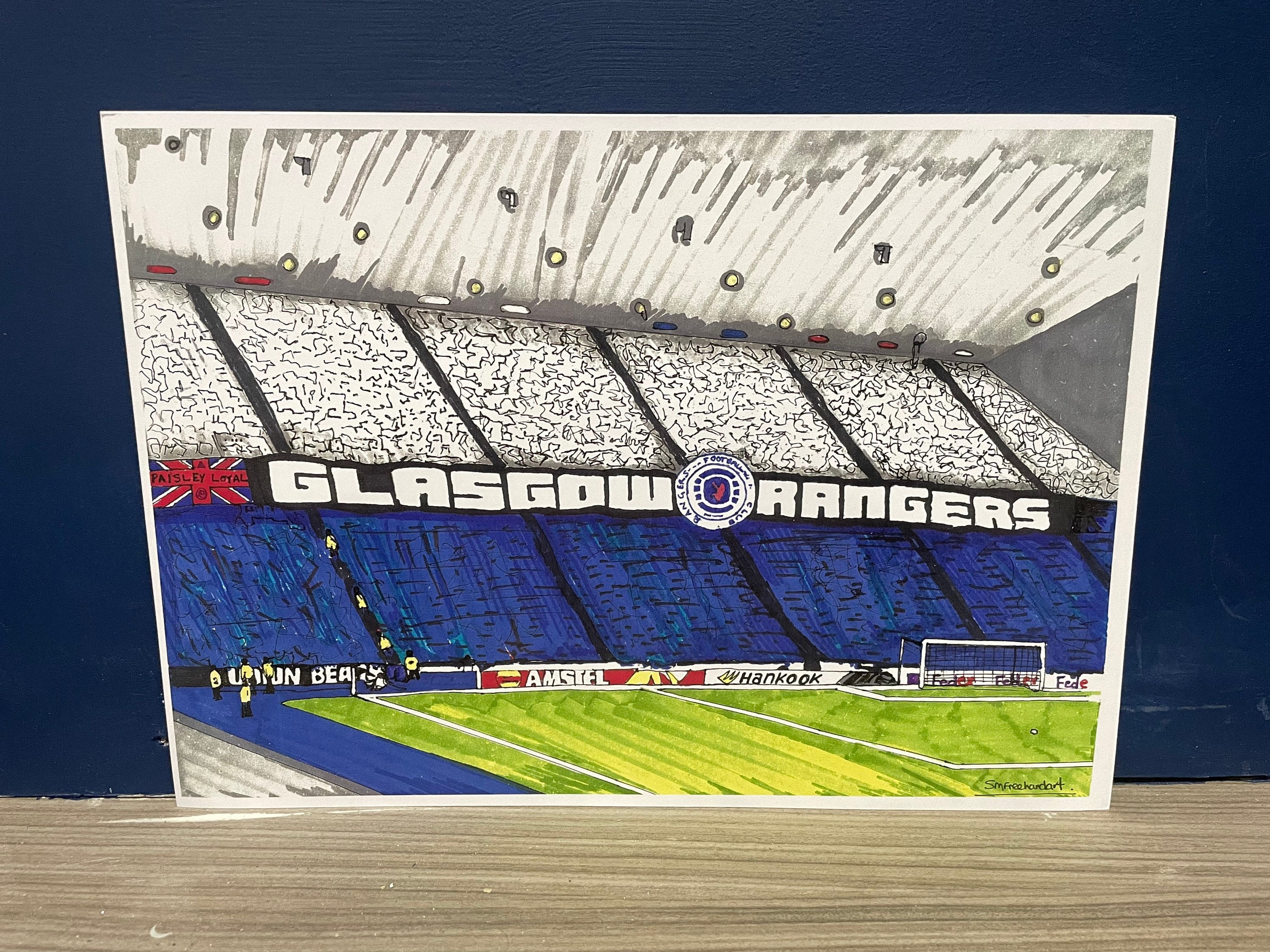 Rangers Football Club - Scottish Football - Ibrox - Union Bears Display ...