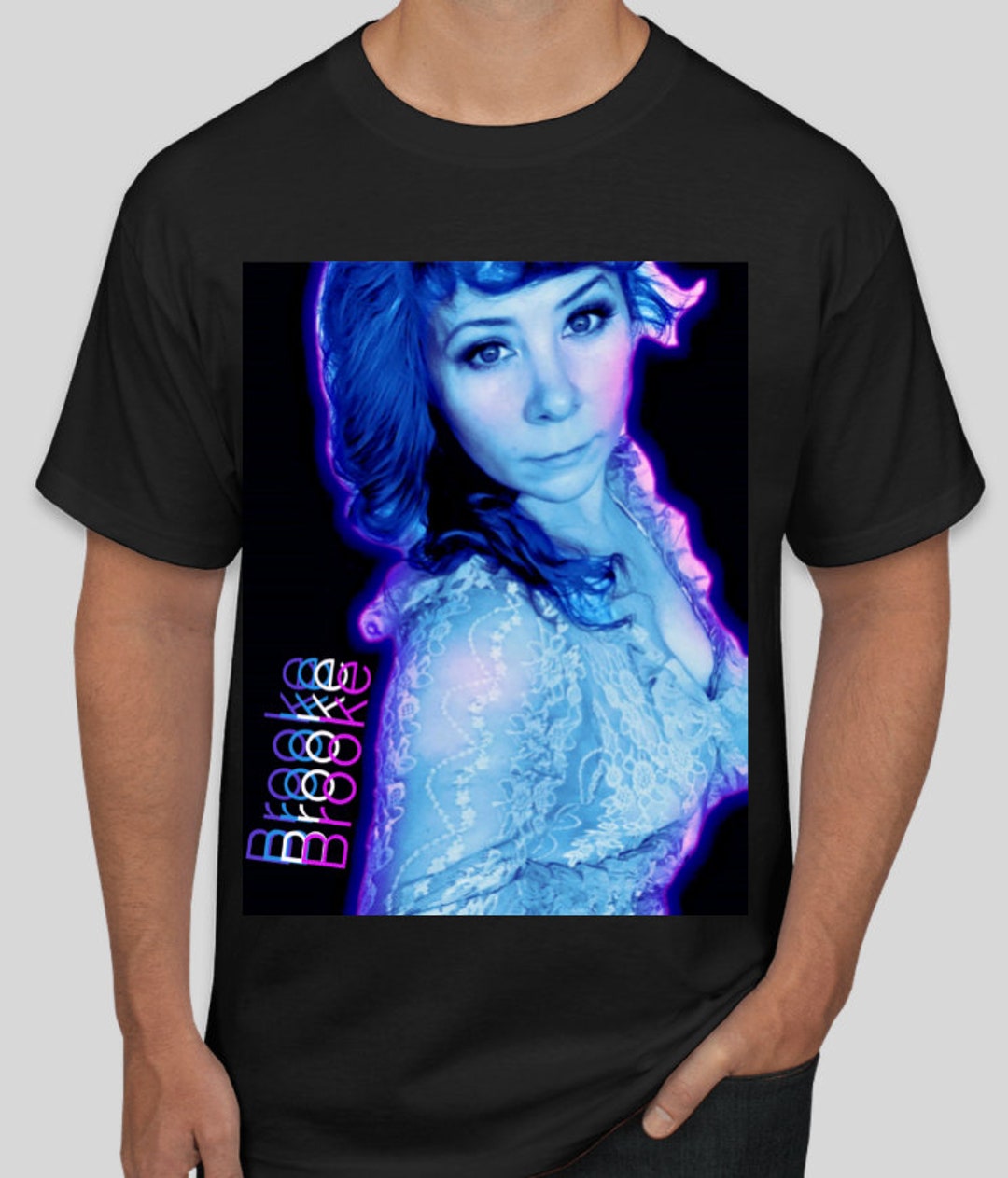 Neon Night Brooke T-shirt - Etsy