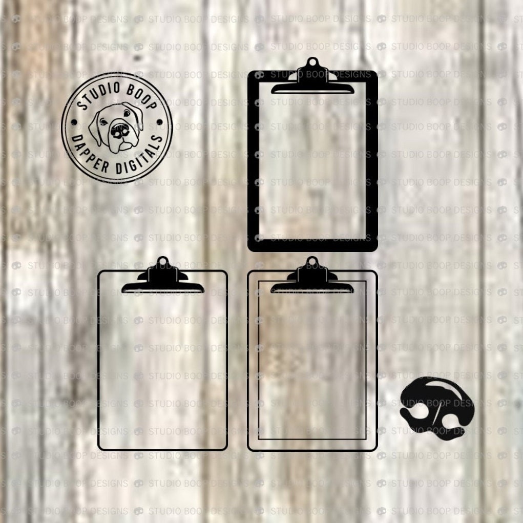 Clipboard SVG Three Clipboard Svg | Png Instant Download Ready to Cut ...