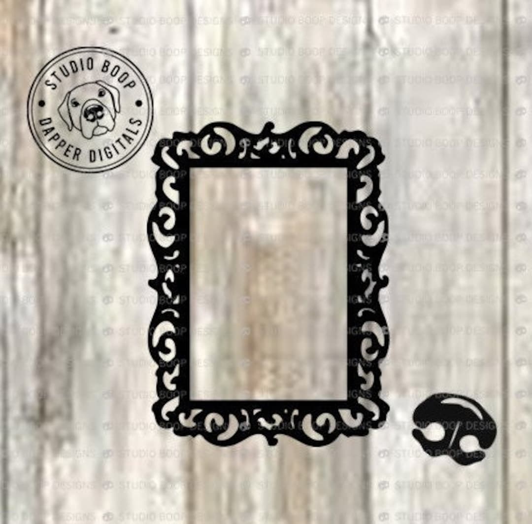 Fancy Frame Digital SVG & PNG Digital Download Ready to Cut Files - Etsy