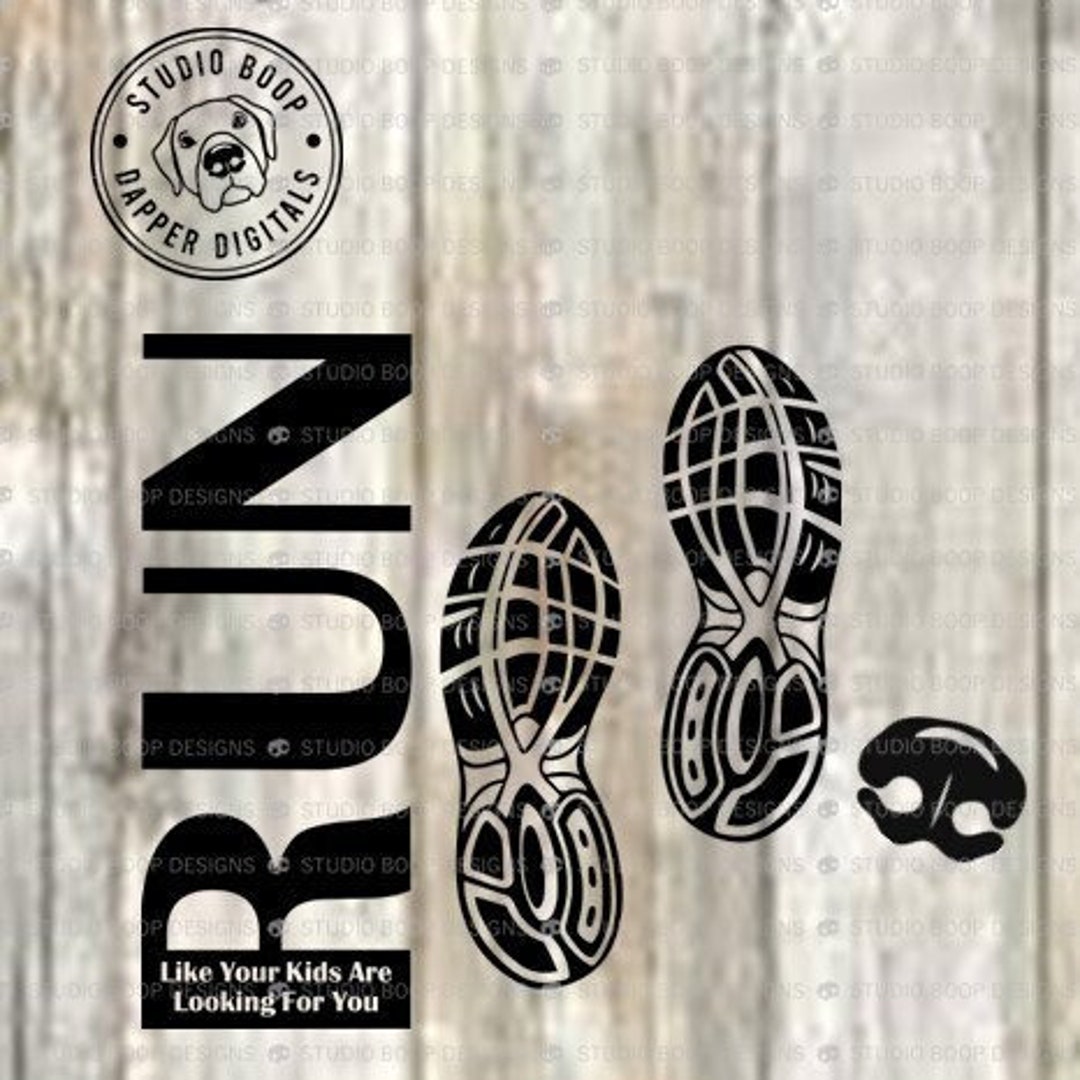 Running SVG File Funny Tshirt Gift for Parents Running Shoe Print ...