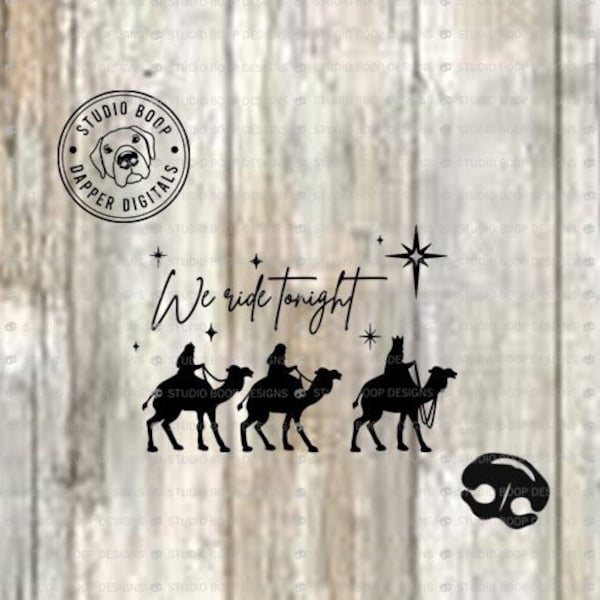 Tonight We Ride Svg - Etsy Canada