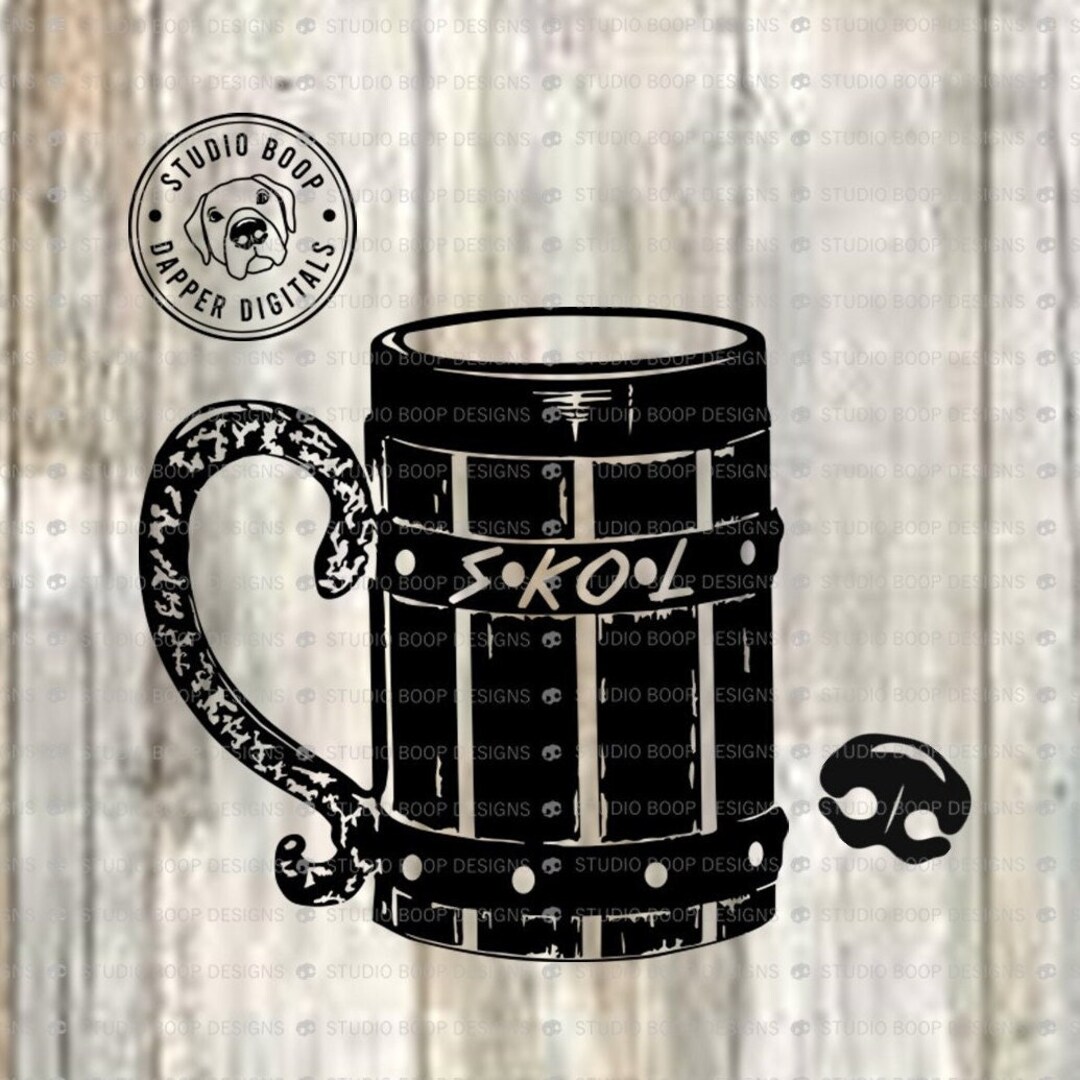 Drinking Svg Tshirt Idea for Him SKOL Viking Mug SVG & PNG Digital ...