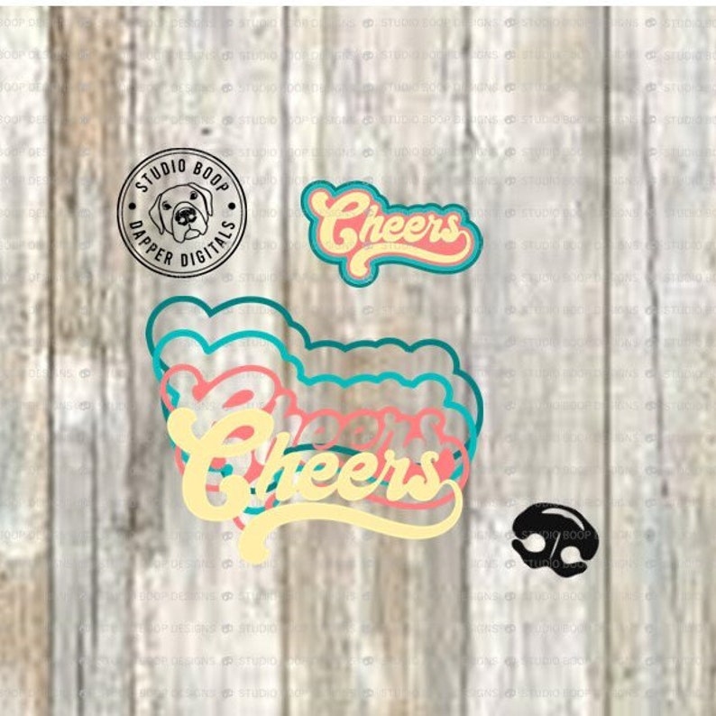Cheers SVG Layered SVG and PNG Digital Download Ready to Cut Files - Etsy