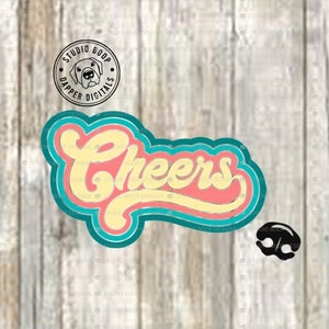 Cheers SVG Layered SVG and PNG Digital Download Ready to Cut Files - Etsy