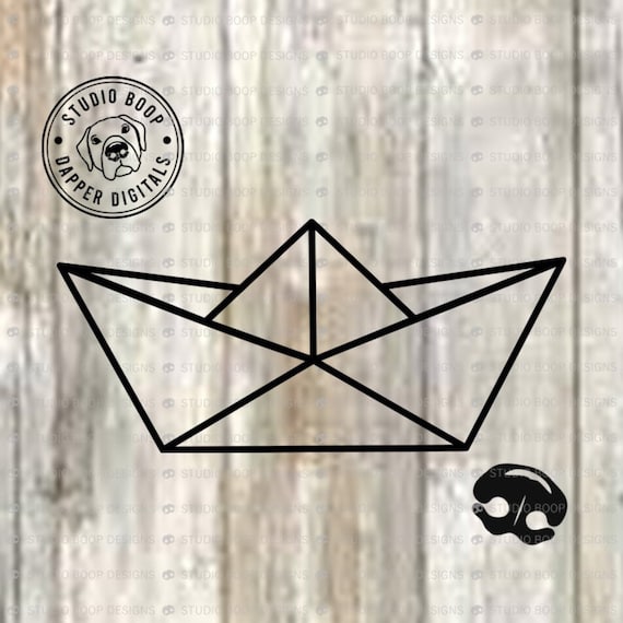 Paper Boat SVG & PNG Digital Download Ready to Cut Files - Etsy