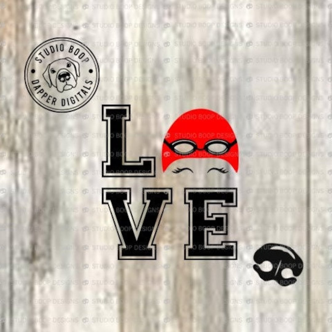Swimming SVG Swim Love SVG & PNG Digital Download Ready to Cut Files - Etsy