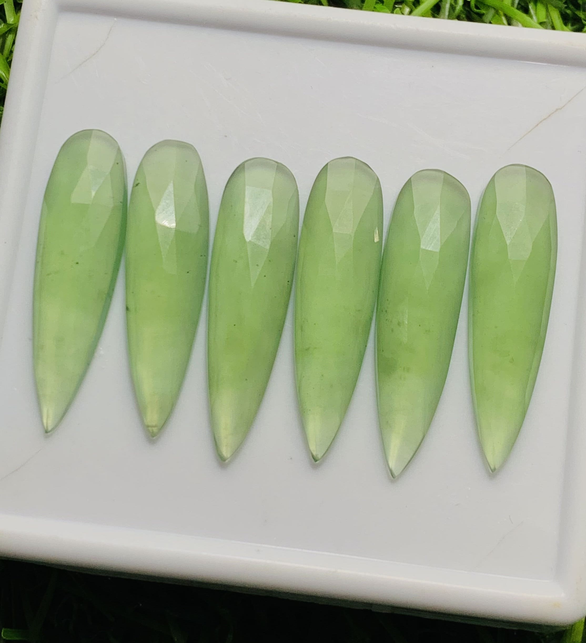 Serpentine Natural Serpentine Rose Cut Pear Shape Flat Backs - Etsy