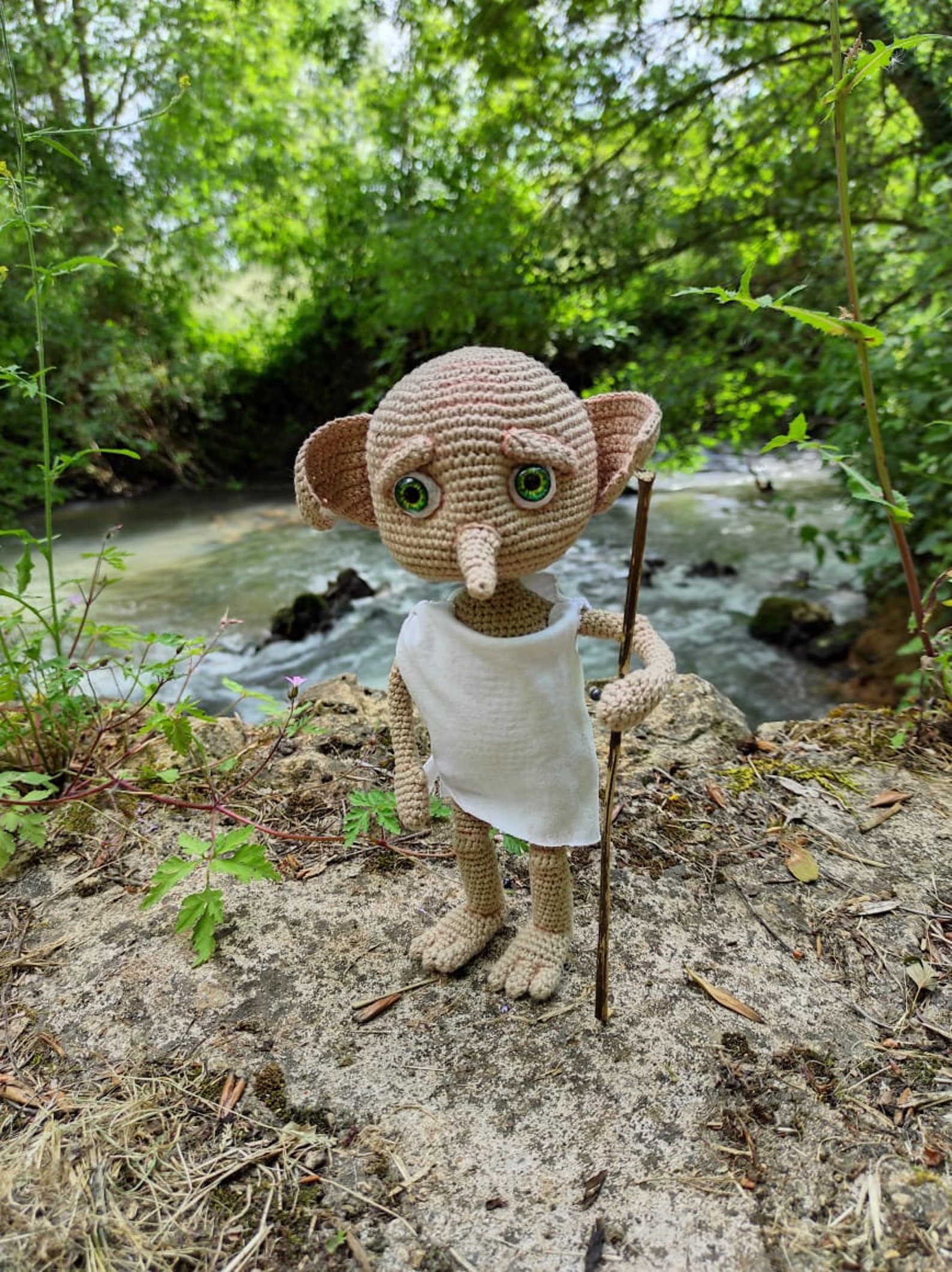 Dobby Elf Doll Crochet Toy Elf Crochet Handmand Dobby Doll Art - Etsy