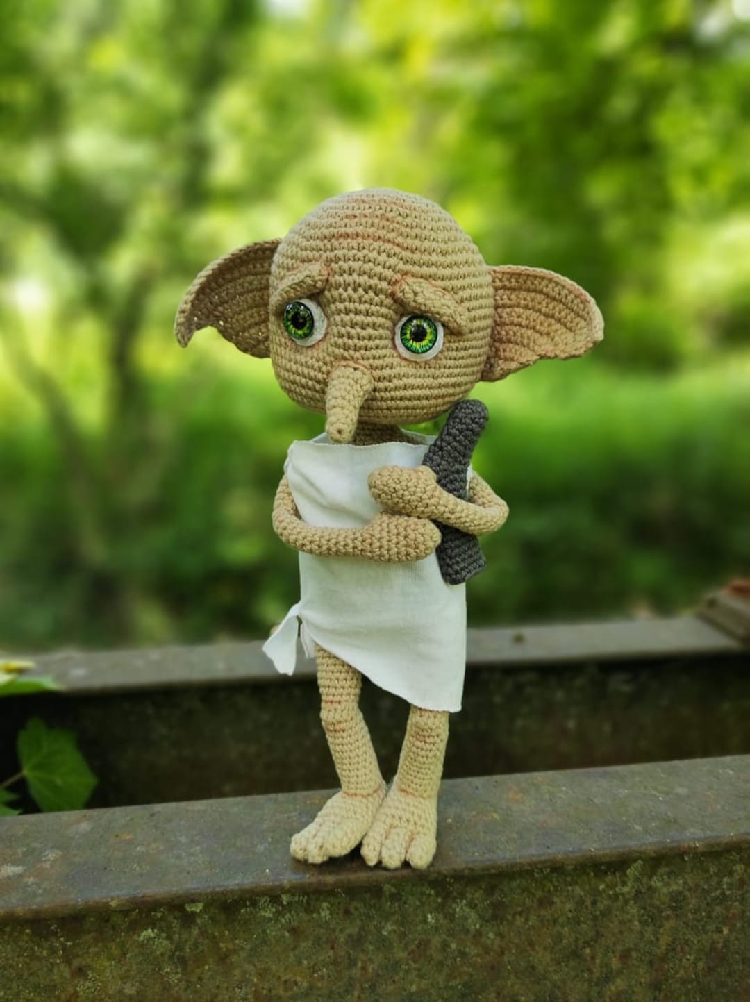 Dobby Elf Doll Crochet Toy Elf Crochet Handmand Dobby Doll Art - Etsy