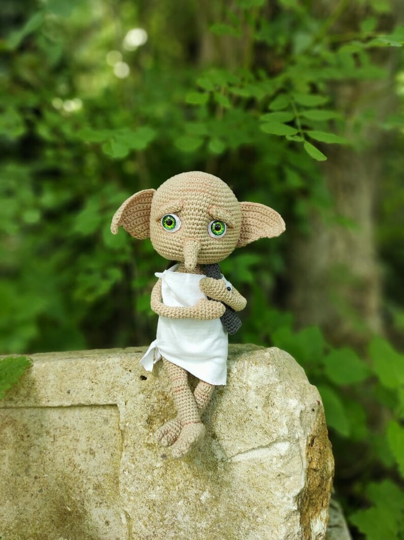 Dobby Elf Doll Crochet Toy Elf Crochet Handmand Dobby Doll Art ...