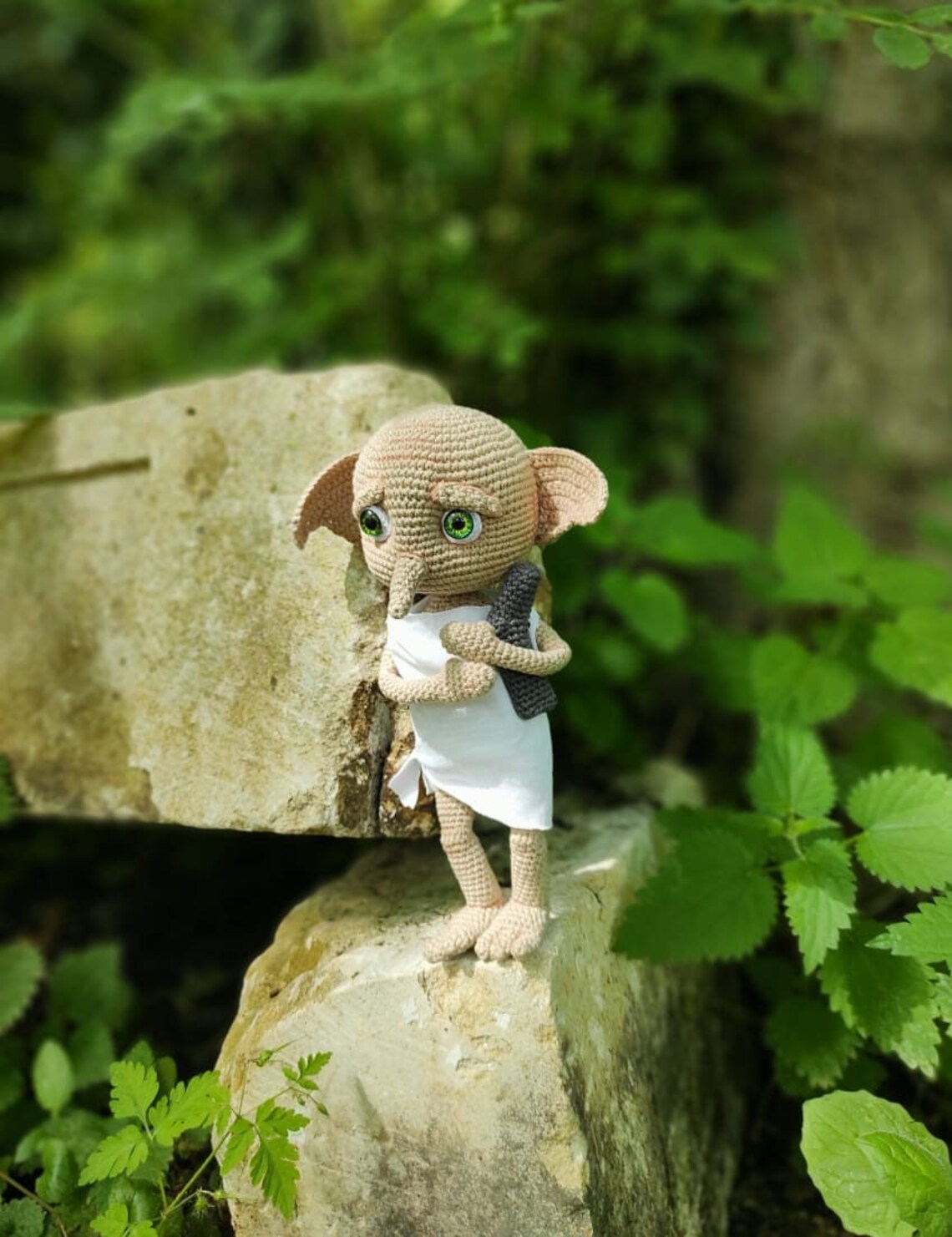 Dobby Elf Doll Crochet Toy Elf Crochet Handmand Dobby Doll Art - Etsy